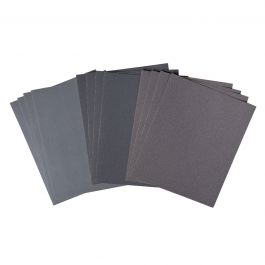 Angelus Multi-Purpose Wet Sandpaper ca 11x14cm - 12 Sheets